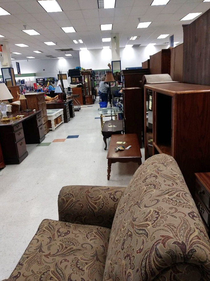 Solid wood furniture pieces that "they just don't make anymore" find new homes through this furniture section, where quality outlasts trends.