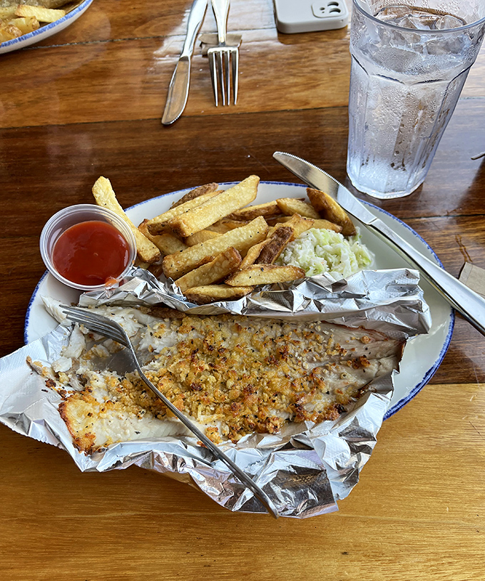 Garlic Parmesan Whitefish that would make an Italian grandmother nod in approval. Lake Michigan's finest, dressed up for a night on the town.