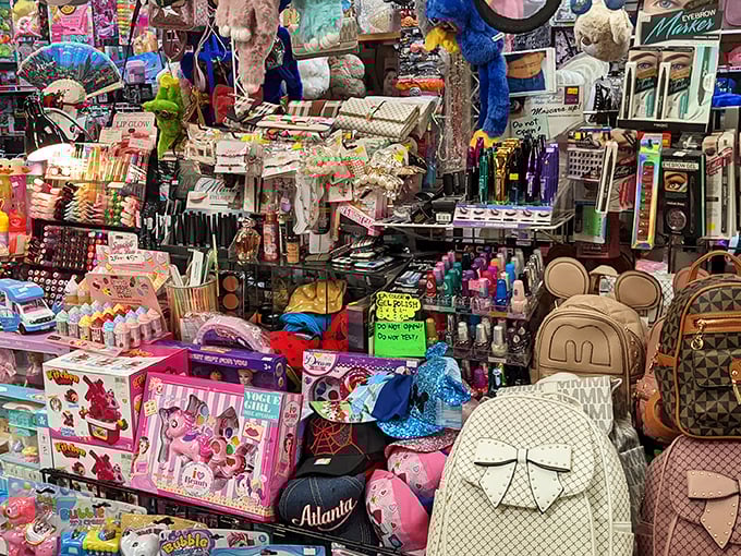 Organized chaos at its finest&mdash;where else can you find stuffed animals, designer knockoffs, and Atlanta souvenirs coexisting in perfect retail harmony?