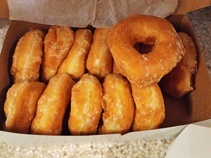 These glazed beauties glisten like Olympic gold medals for your taste buds. The box might as well come with a warning: "Contents may disappear before reaching your destination."