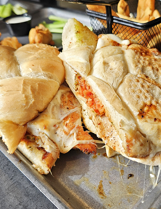 This isn't just a sandwich; it's a masterclass in chicken perfection that makes you question every other sandwich you've ever committed to memory.