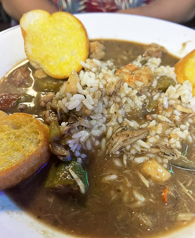 This isn't just gumbo &ndash; it's Louisiana's greatest hits swimming in a bowl of pure comfort.