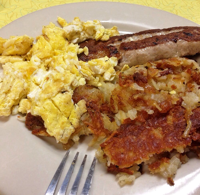 Behold the golden glory! These hash browns achieve what every diner attempts but few master.