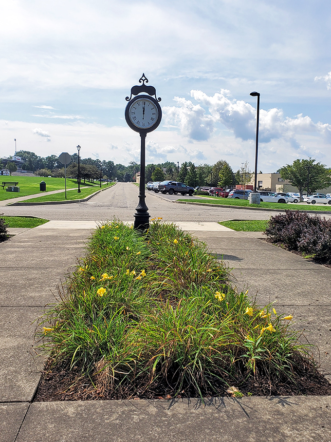Time stands still in the best possible way at this charming clock installation, where Hermitage's commitment to thoughtful public spaces shines through.