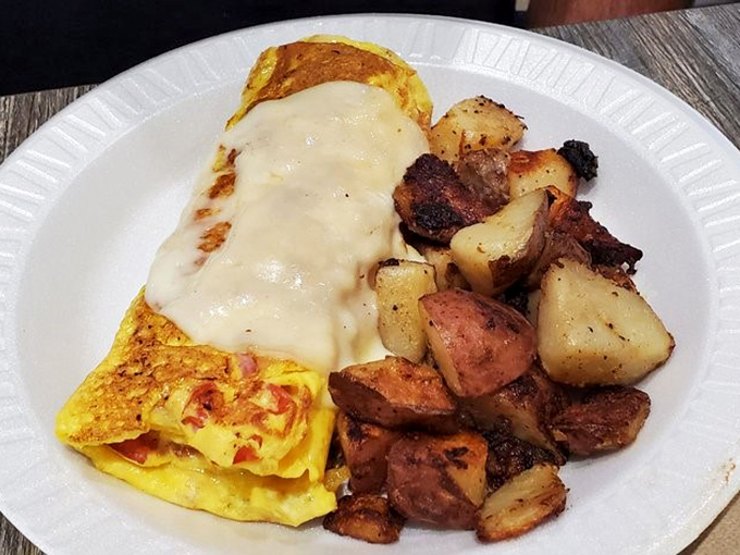Home fries that could make a potato farmer weep with joy. These golden-brown beauties achieve the perfect crisp-outside, fluffy-inside ratio that breakfast legends are made of.
