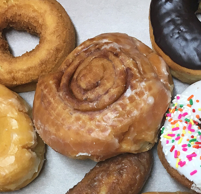 The cinnamon roll&mdash;humanity's greatest achievement in spiral engineering. This glistening specimen from Schneider's makes a compelling case for breakfast dessert.