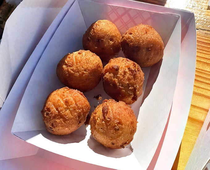 Golden orbs of cornmeal perfection that might make you forget the main course. These hush puppies aren't just sides&mdash;they're the main event.