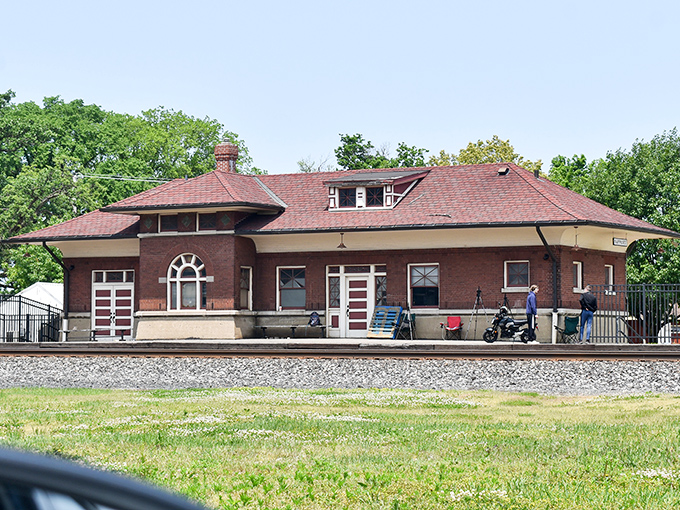 The meticulously preserved B&O Passenger Station whispers stories of travelers past, a brick-and-mortar time capsule from when rail was king.