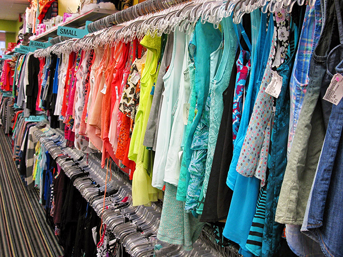 College pride on full display! The PITT section offers students a chance to show school spirit without the campus bookstore markup.