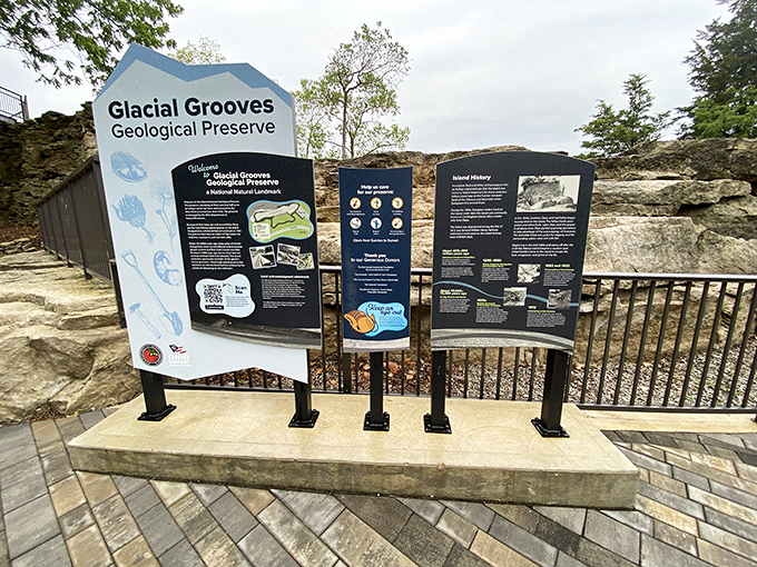 Knowledge is power! These informational displays turn casual visitors into amateur geologists faster than you can say "Pleistocene epoch."