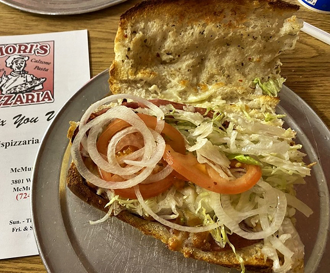 The legendary Italian hoagie&mdash;a masterpiece of meat, cheese, and veggies that makes you understand why some people plan road trips around sandwiches.