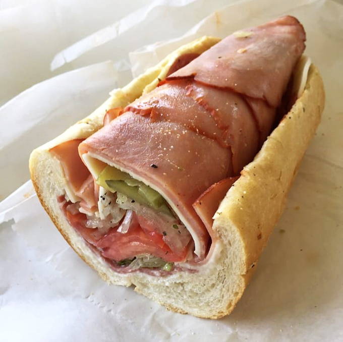 Layer upon glorious layer of Italian meats and fresh veggies&mdash;this isn't just a sandwich, it's architecture you can eat.