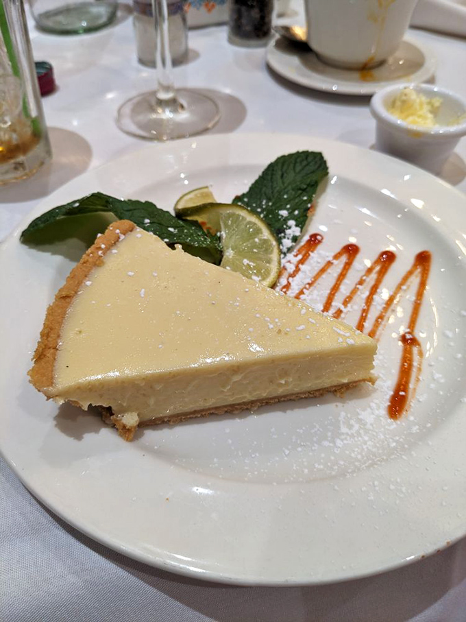 The star of the show: Columbia's key lime pie delivers that perfect pucker-to-sweet ratio that makes Florida's signature dessert an edible work of art.