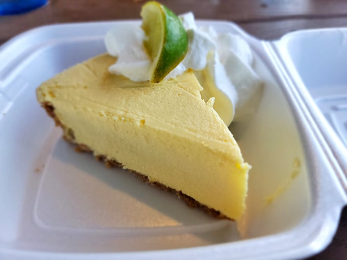 The slice that launched a thousand return trips &ndash; this key lime pie means business, folks.