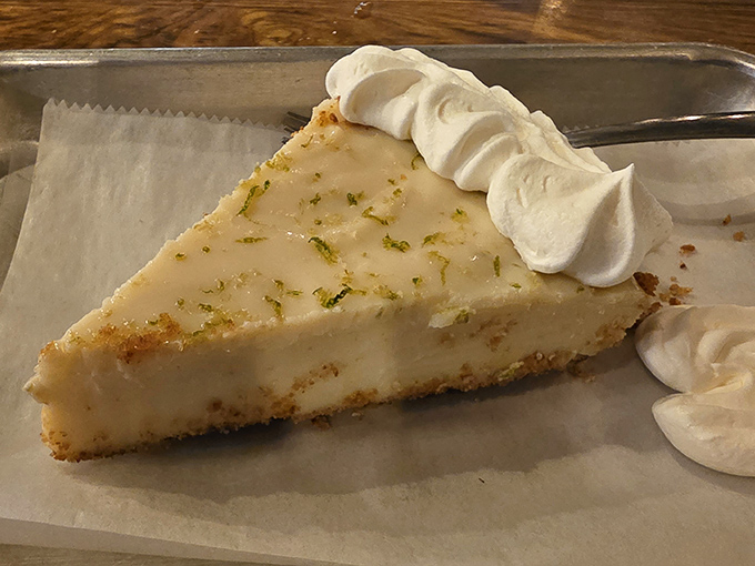 Key lime pie so authentic it should come with its own Florida citizenship. That perfect balance of sweet, tart, and vacation memories.