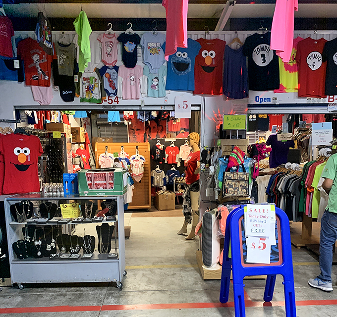 Character tees and colorful clothing create a rainbow of options&mdash;where else can Cookie Monster help dress your grandkids for less than a fancy coffee?