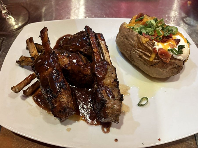 Those lamb chops could make a vegetarian reconsider their life choices &ndash; temporarily, of course.