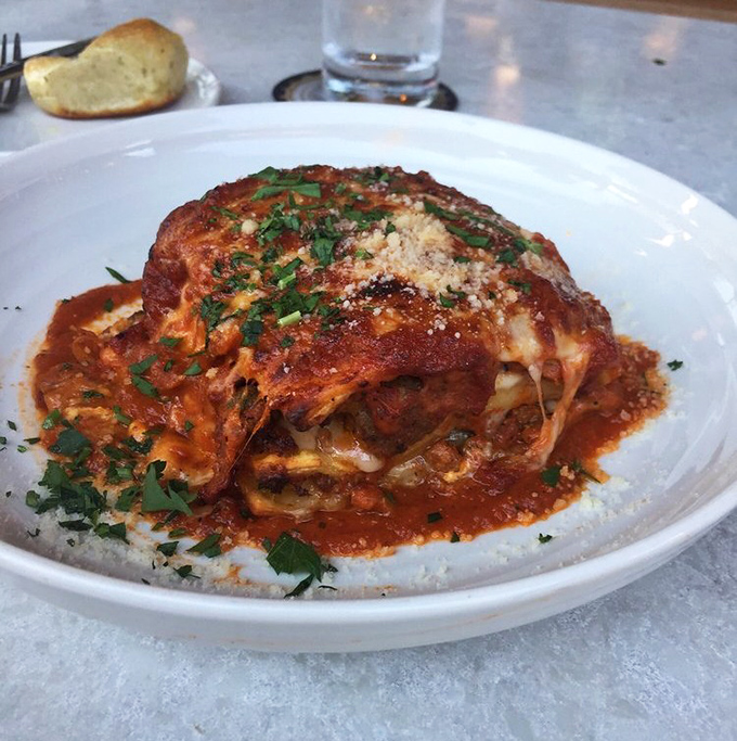 This isn't just lasagna; it's edible architecture where each layer tells a different chapter of the same delicious story.