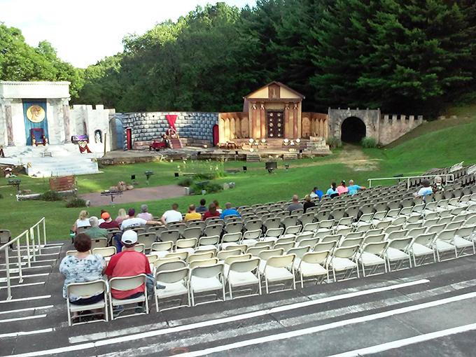 The Living Word Amphitheater transforms summer evenings into magical experiences, where stories come alive under Ohio skies and memories are made in plastic folding chairs.