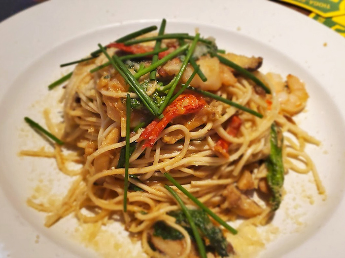 These lobster garlic noodles don't just satisfy hunger&mdash;they solve existential crises. One twirl around your fork and suddenly life makes perfect sense.