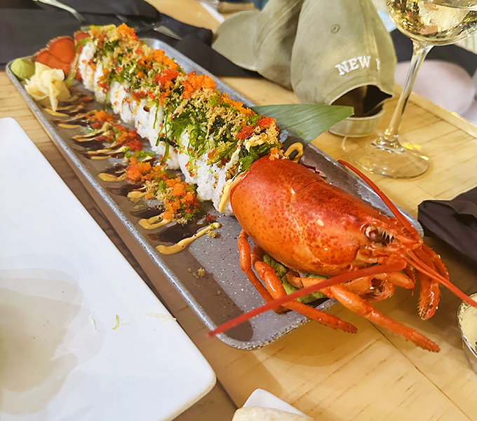This isn't just sushi with a lobster twist&mdash;it's edible artwork that makes your standard California roll look like child's play.