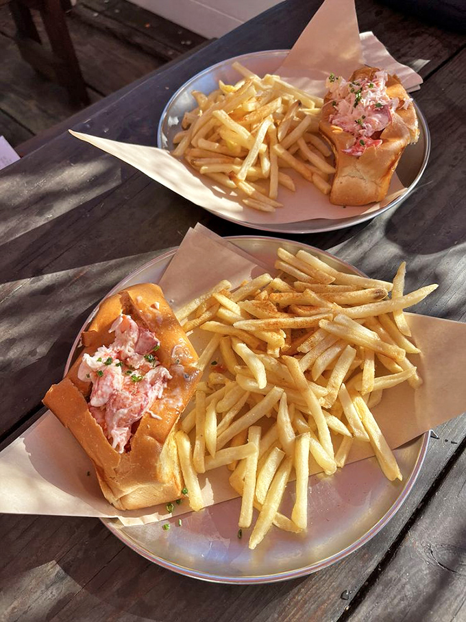 Lobster rolls that make Floridians forget their area codes. Chunks of sweet meat nestled in buttery bread with golden fries standing guard.