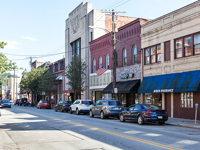 Downtown Leechburg offers that perfect small-town tableau: historic architecture, local businesses, and parking spots you don't need a PhD to navigate.