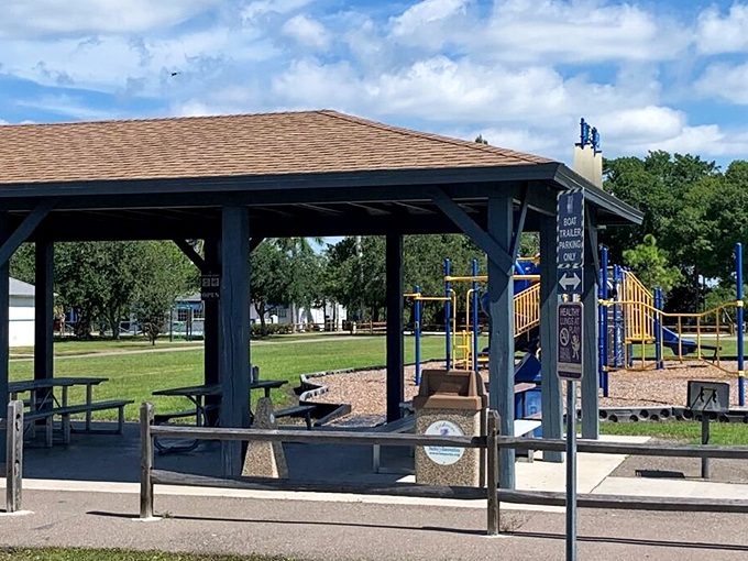 Matlacha Community Park proves that paradise doesn't need fancy amenities, just peaceful waterfront views and gentle breezes.