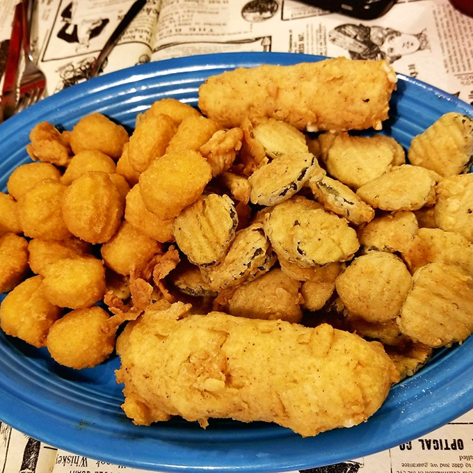 Golden-brown perfection that makes you question why you'd ever waste stomach space on anything else. Cheese pull for the soul.