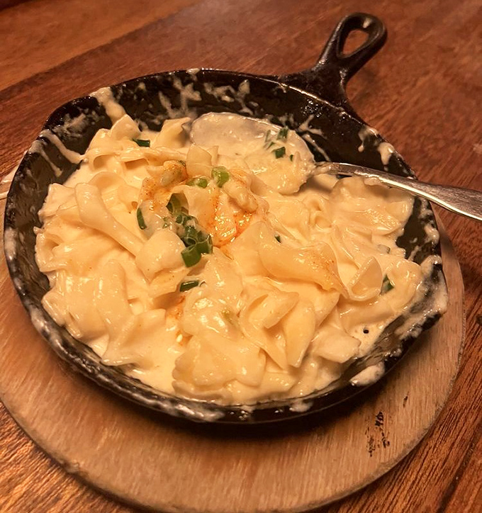 This isn't your college dorm mac and cheese &ndash; it's a grown-up, cast-iron skillet affair that whispers, "Yes, comfort food can indeed be sophisticated."