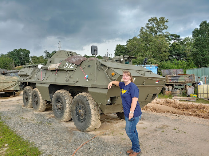 This eight-wheeled armored personnel carrier isn't your typical Georgia off-road vehicle. The OT-64 SKOT brings Eastern Bloc charm to the Blue Ridge Mountains.