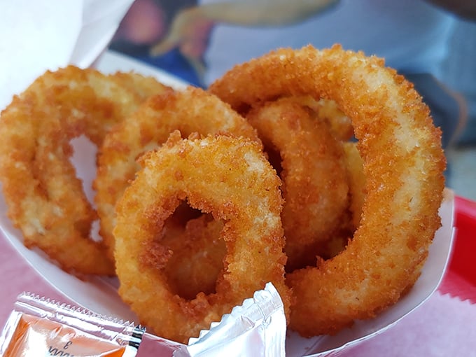 These golden beauties could make a grown person weep tears of joy &ndash; crispy, perfect, utterly irresistible onion rings.