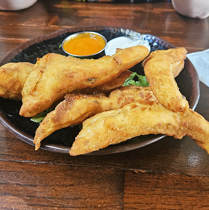 Golden, pillowy oregano fry bread that makes you question why you've wasted time on ordinary bread all these years.