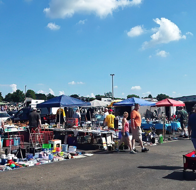 Outdoor markets where serious treasure hunters prowl for deals that would make storage unit buyers jealous.