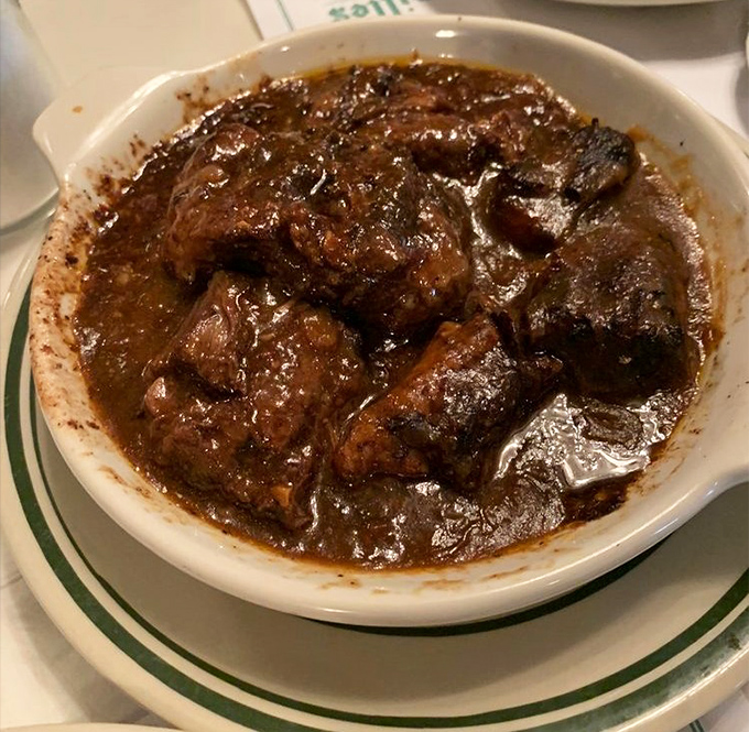 Behold the legendary oxtail &ndash; fall-off-the-bone tender and swimming in a rich sauce that demands to be sopped up with Cuban bread.