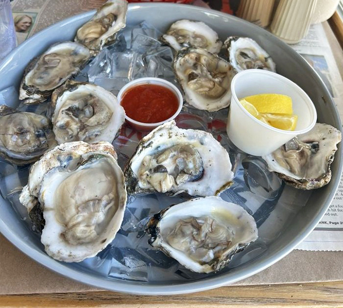 These glistening oysters aren't just seafood&mdash;they're time capsules of the Delaware Bay, served with a splash of oceanic poetry.