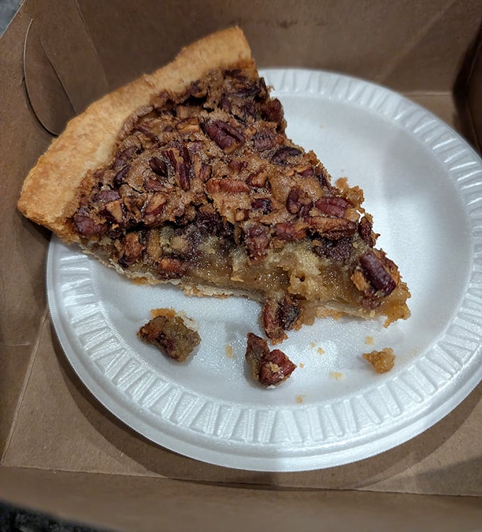 The pecan pie at The Spot isn't just dessert, it's an Ohio institution&mdash;a perfect harmony of gooey filling and crunchy nuts that might actually make you weep with joy.