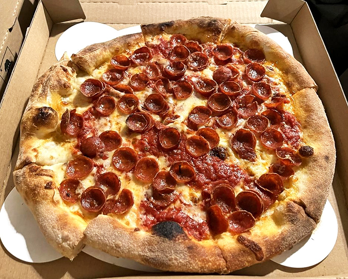 Pepperoni that curls into perfect little flavor cups? This isn't just pizza&mdash;it's edible architecture with a PhD in deliciousness. 