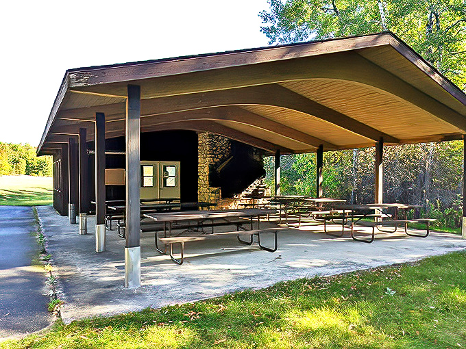 This humble picnic pavilion has witnessed more genuine family moments than most wedding venues&mdash;minus the awkward speeches.