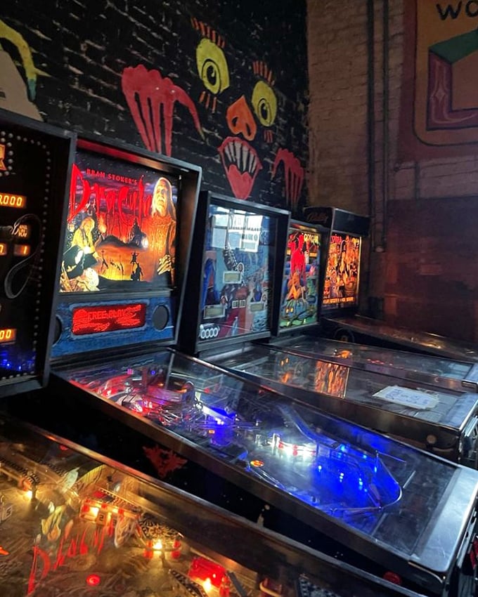 Where else can you decompress from learning about serial killers by playing horror-themed pinball? The juxtaposition is delightfully jarring.