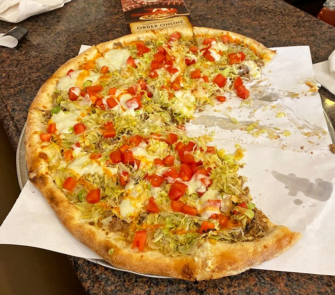 This isn't just pizza&mdash;it's edible art. The crisp crust, vibrant toppings, and perfect cheese pull would make even New Yorkers nod in respect.