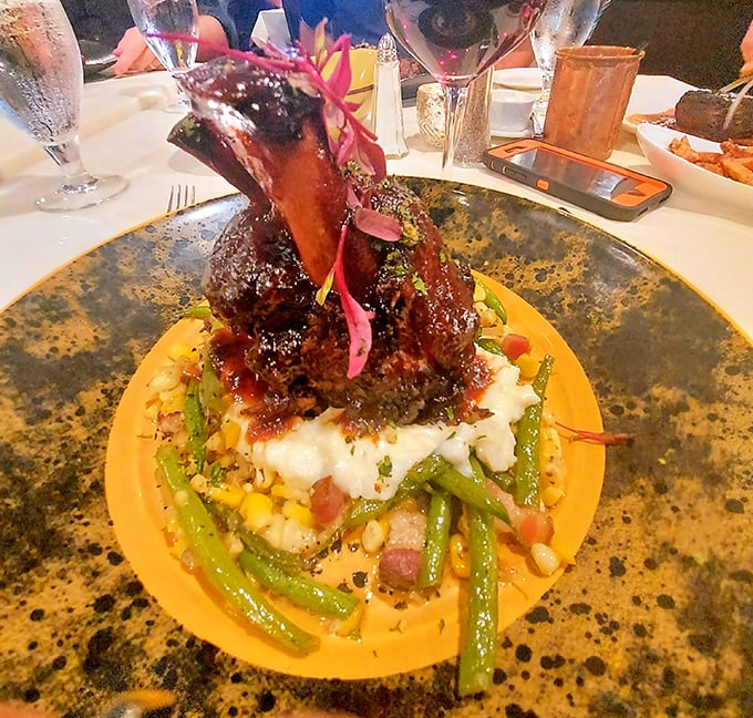 Behold the star of the show - pork osso bucco that transforms ordinary dining into extraordinary memories.