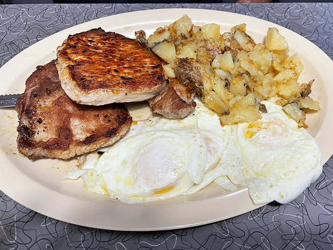 Those pork chops aren't just cooked&mdash;they're transformed into golden-brown masterpieces that make you question why you ever ordered anything else.