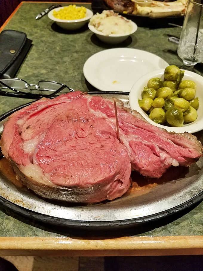 This magnificent slab of beef makes vegetarians question their life choices and carnivores weep with joy.