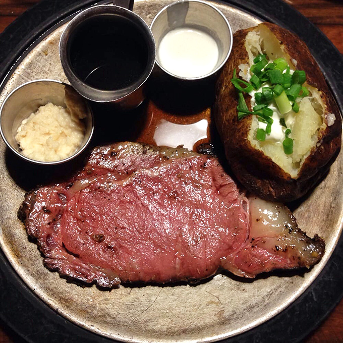 This prime rib isn't just dinner&mdash;it's a religious experience. The perfect pink center surrounded by a seasoned crust is beef nirvana.