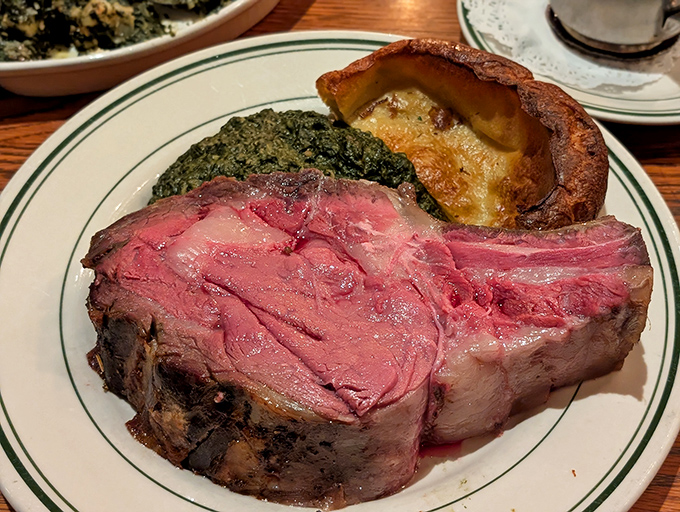 This prime rib isn't just dinner&mdash;it's a masterpiece of medium-rare perfection that makes vegetarians question their life choices.
