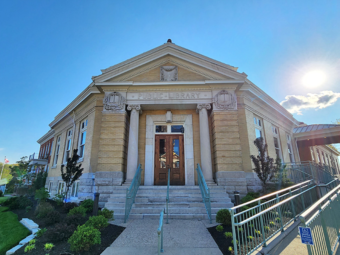 This stately public building with its classical columns isn't just architectural eye candy&mdash;it's a community cornerstone where knowledge and history converge.