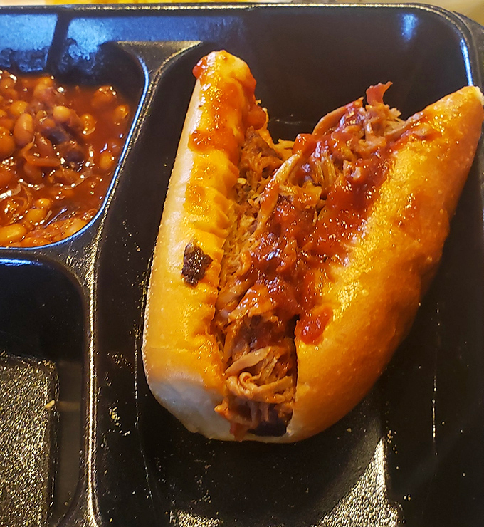 Not all heroes wear capes&mdash;some come on soft buns with a side of baked beans. This pulled pork sandwich might just change your definition of perfection.