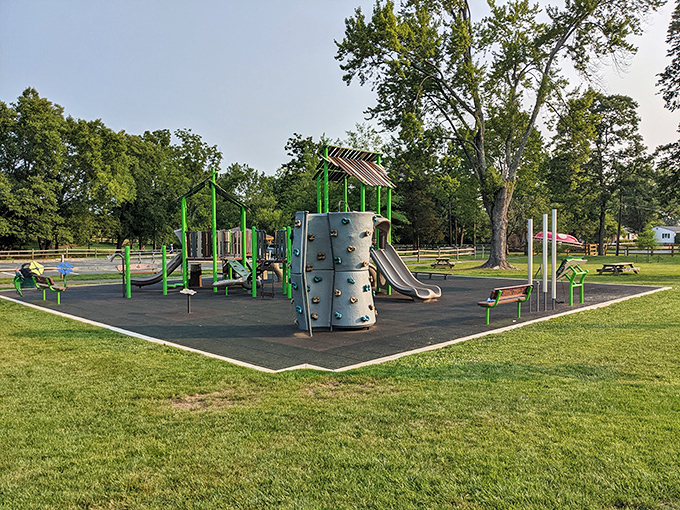 At Rady Park, childhood happens the old-fashioned way&mdash;outdoors, with actual climbing and sliding instead of swiping and scrolling.