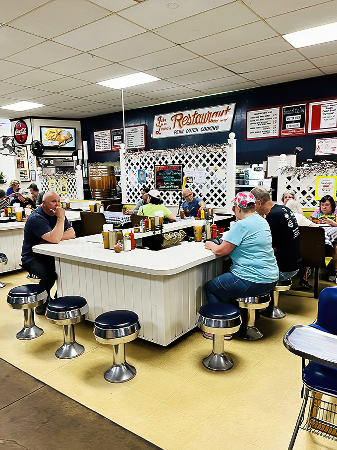 Grab a counter seat at Jake and Leona&rsquo;s Restaurant, where Pennsylvania Dutch cooking and local gossip are served in equal measure.